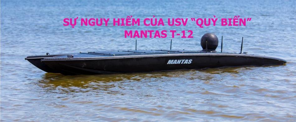Sự nguy hiểm của USV “Quỷ biển” MANTAS T-12