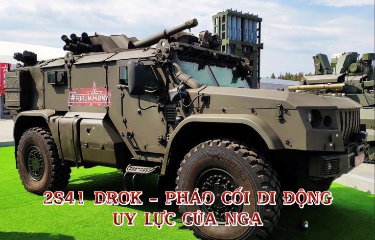 2S41 Drok – Pháo cối di động uy lực của Nga