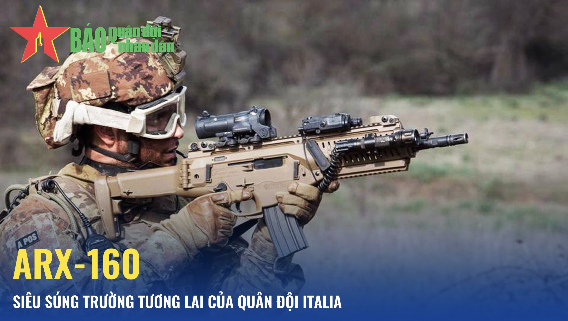ARX-160 - Siêu súng trường tương lai của quân đội Italia