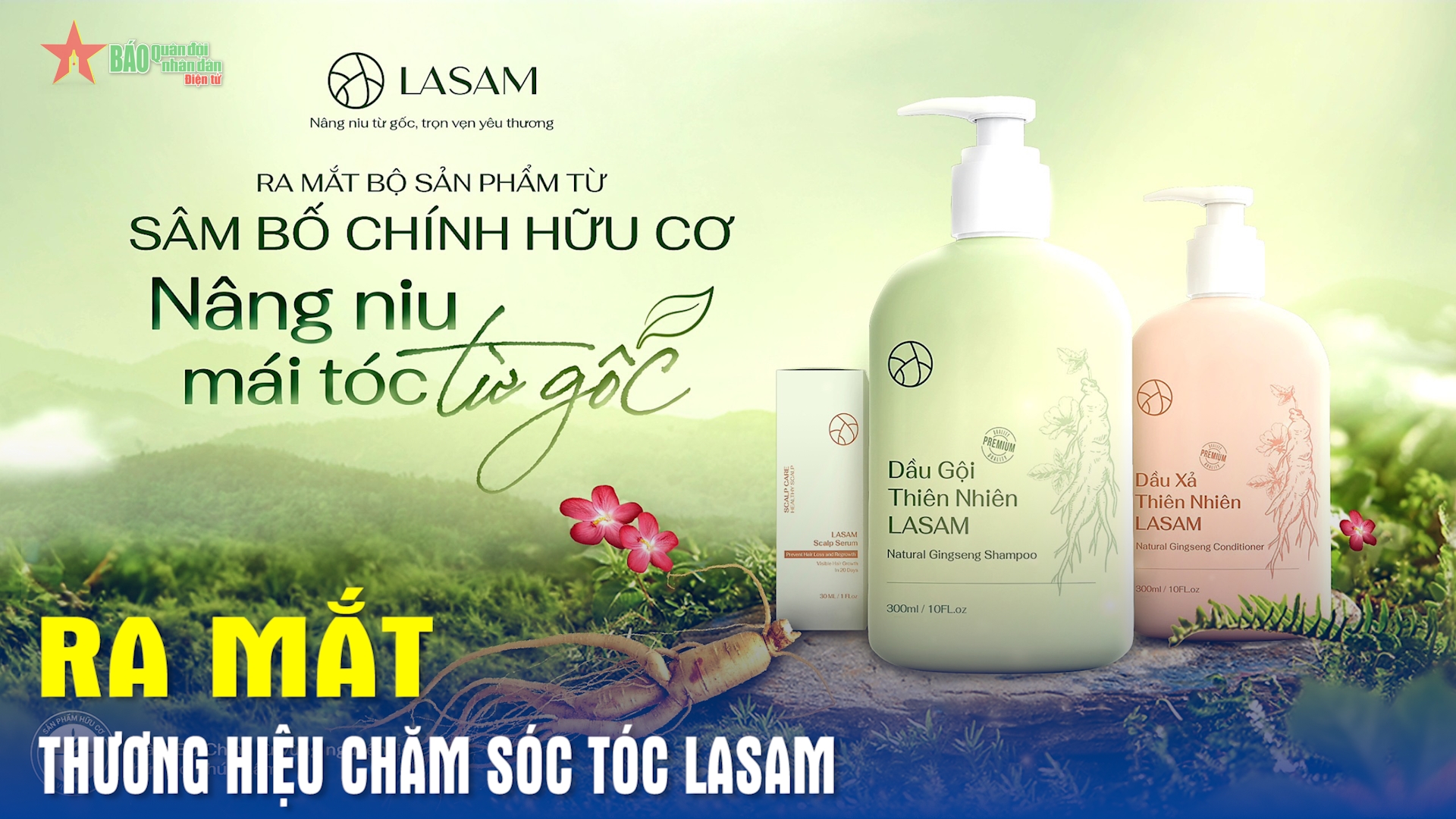 Ra mắt thương hiệu chăm sóc tóc LASAM